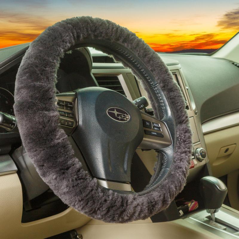 Sheepskin Steering Wheel Cover – US Sheepskin
